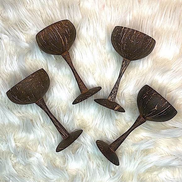 Zodak | Dining | Coconut Shell Thailand Goblets | Poshmark